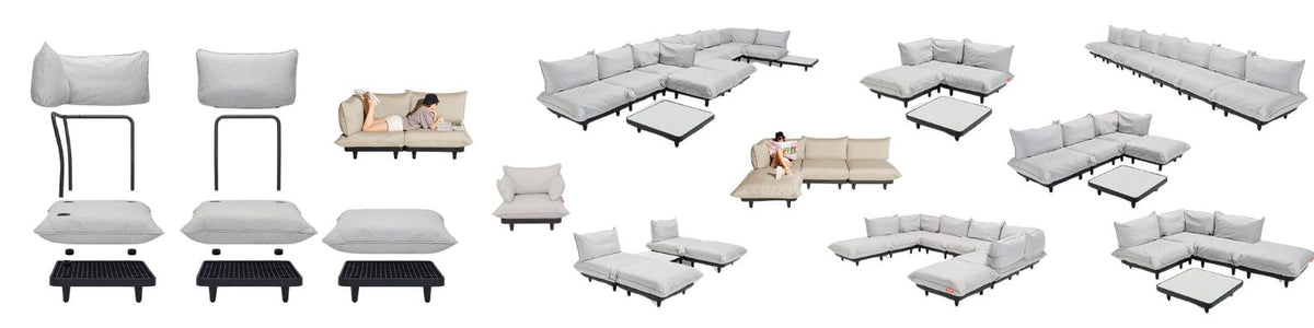 Outdoor Modular Lounge Set | Paletti | Fatboy